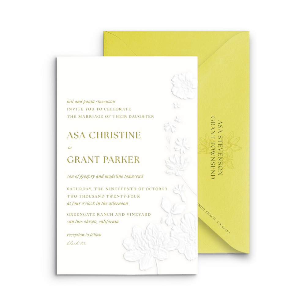 Grant Collection Invitation and Envelope – SwellPress